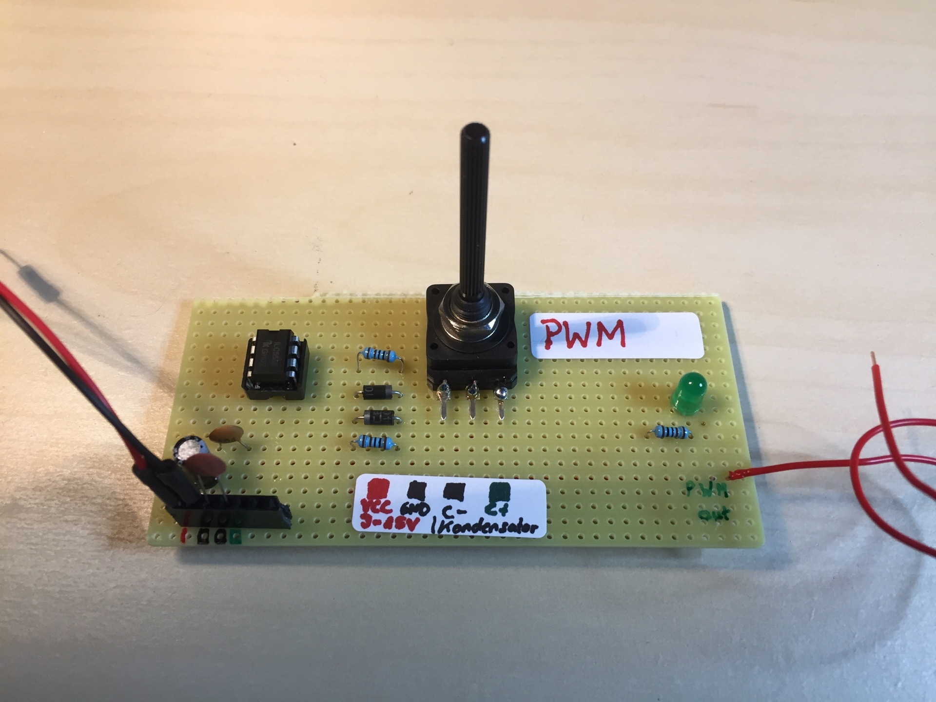 LED dimmen mit NE555 PWM | Arndt's Blog